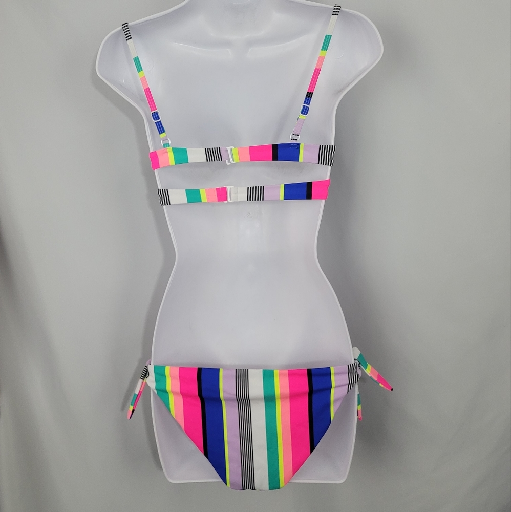 No Boundaries Neon Colorful Bathing Suit - Gem